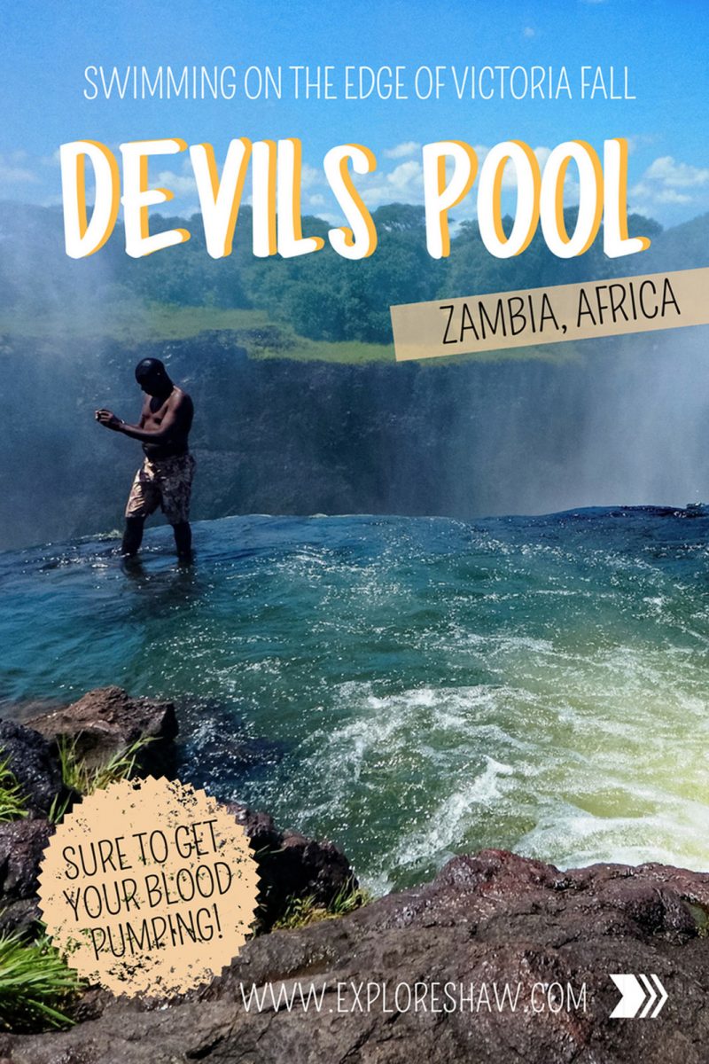 Swimming On The Edge Of A Waterfall In The Devils Pool - Explore Shaw