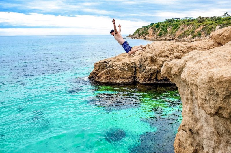 Cliff Jumping at Mount Martha Pillars - Explore Shaw